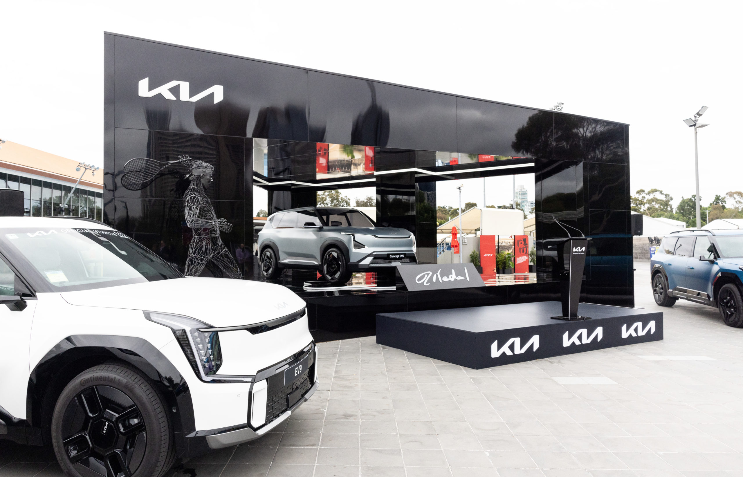 Kia amplifica la visión EV en el Australian Open 2024